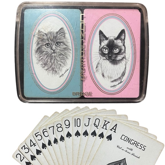 Congress | Games | Vintage Congress Playing Cards Double Deck 8 Cards ...